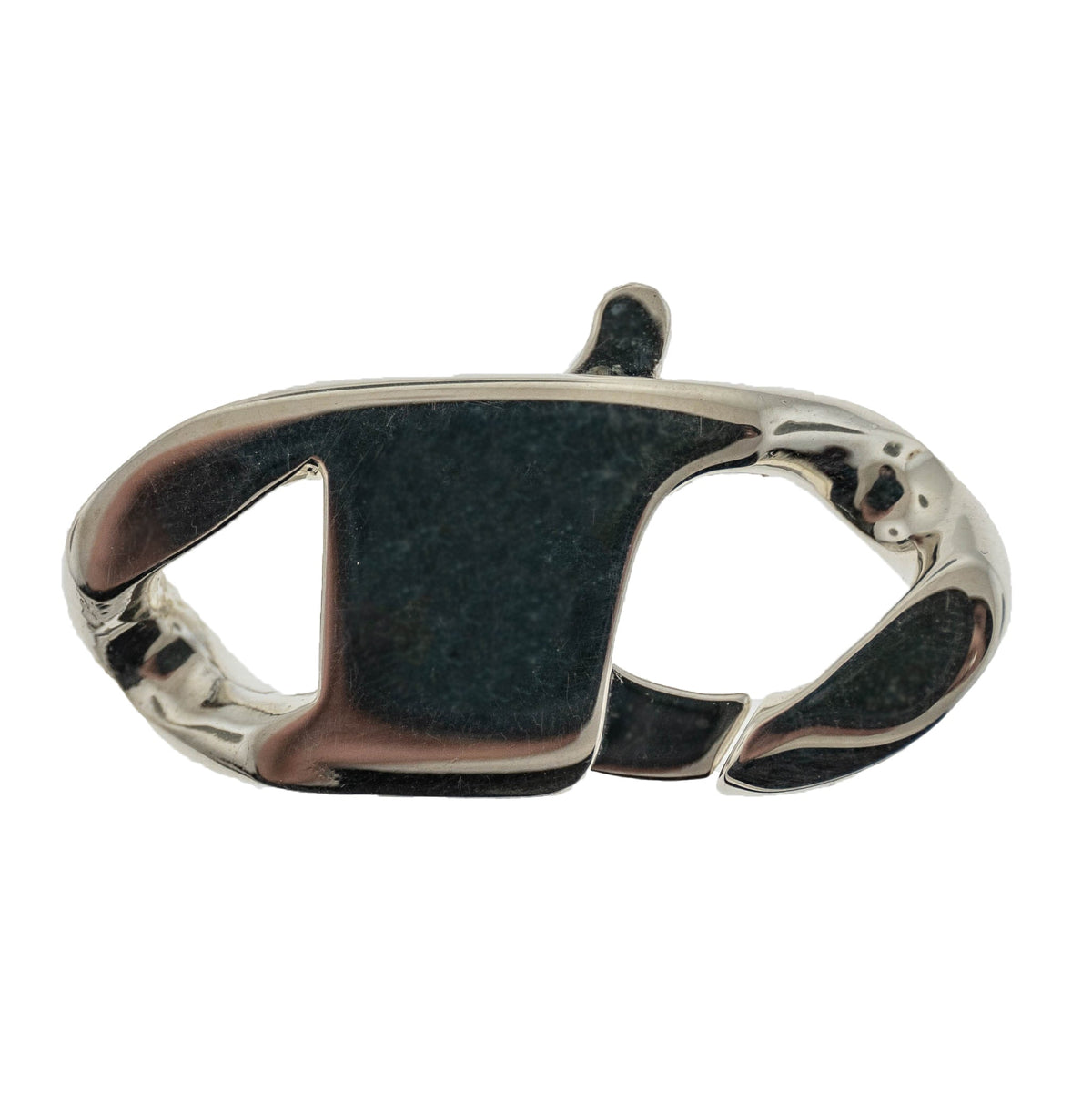 Sterling Silver Curb Lobster Lock — Myron Toback Inc.