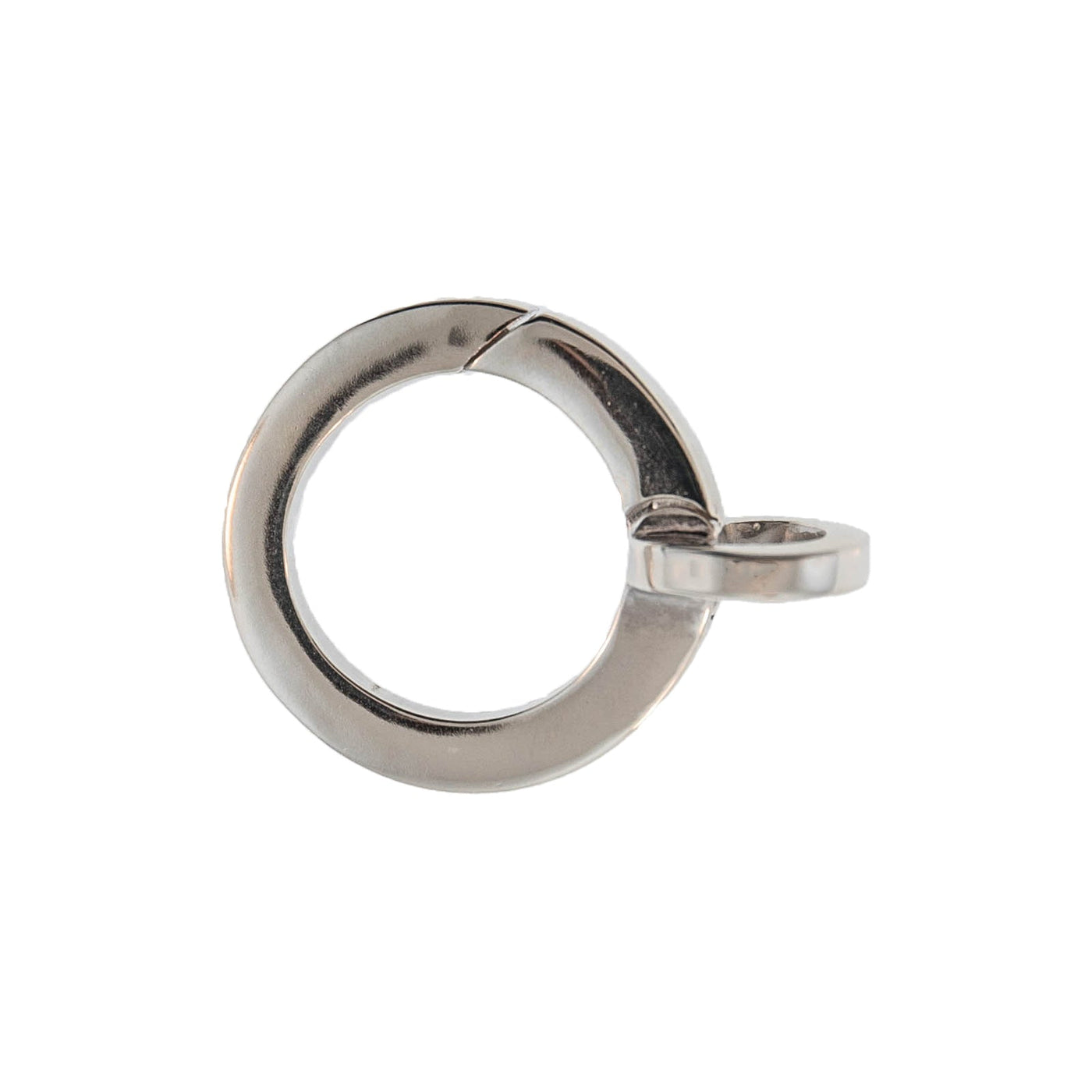 Sterling Silver Fancy Round Clasp — Myron Toback Inc.