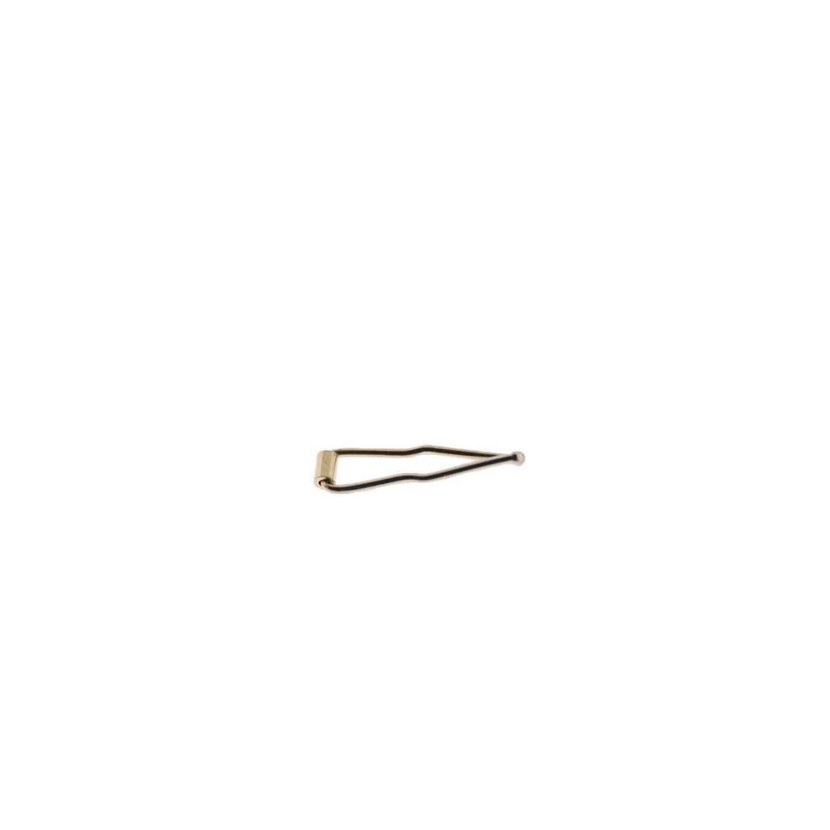 14K White Figure 8 Safety Clasp — Myron Toback Inc.