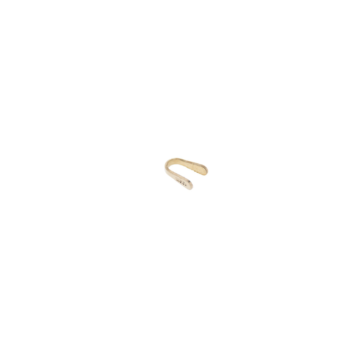 14K Yellow End Cap — Myron Toback Inc.