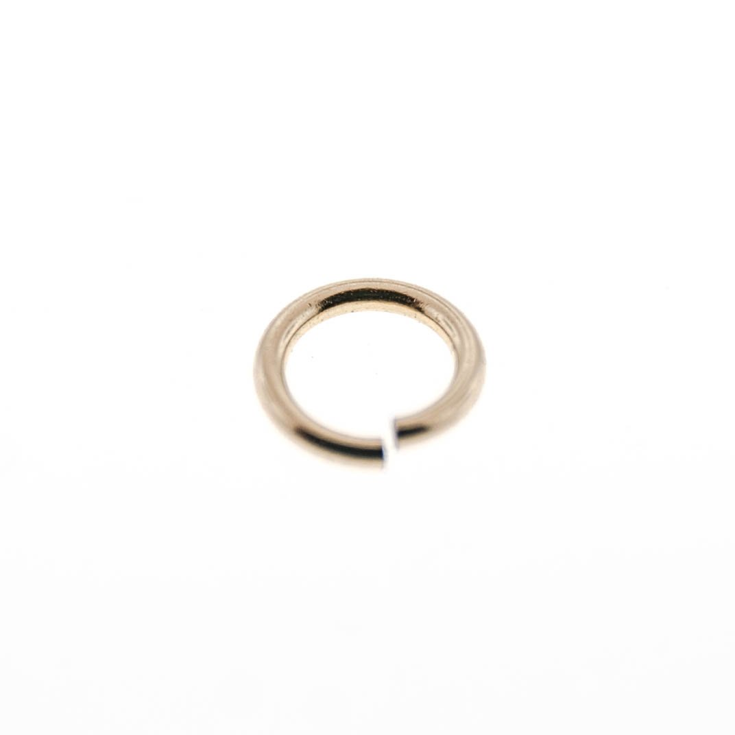 14K Yellow Gold 3MM Open Jump Ring — Myron Toback Inc.
