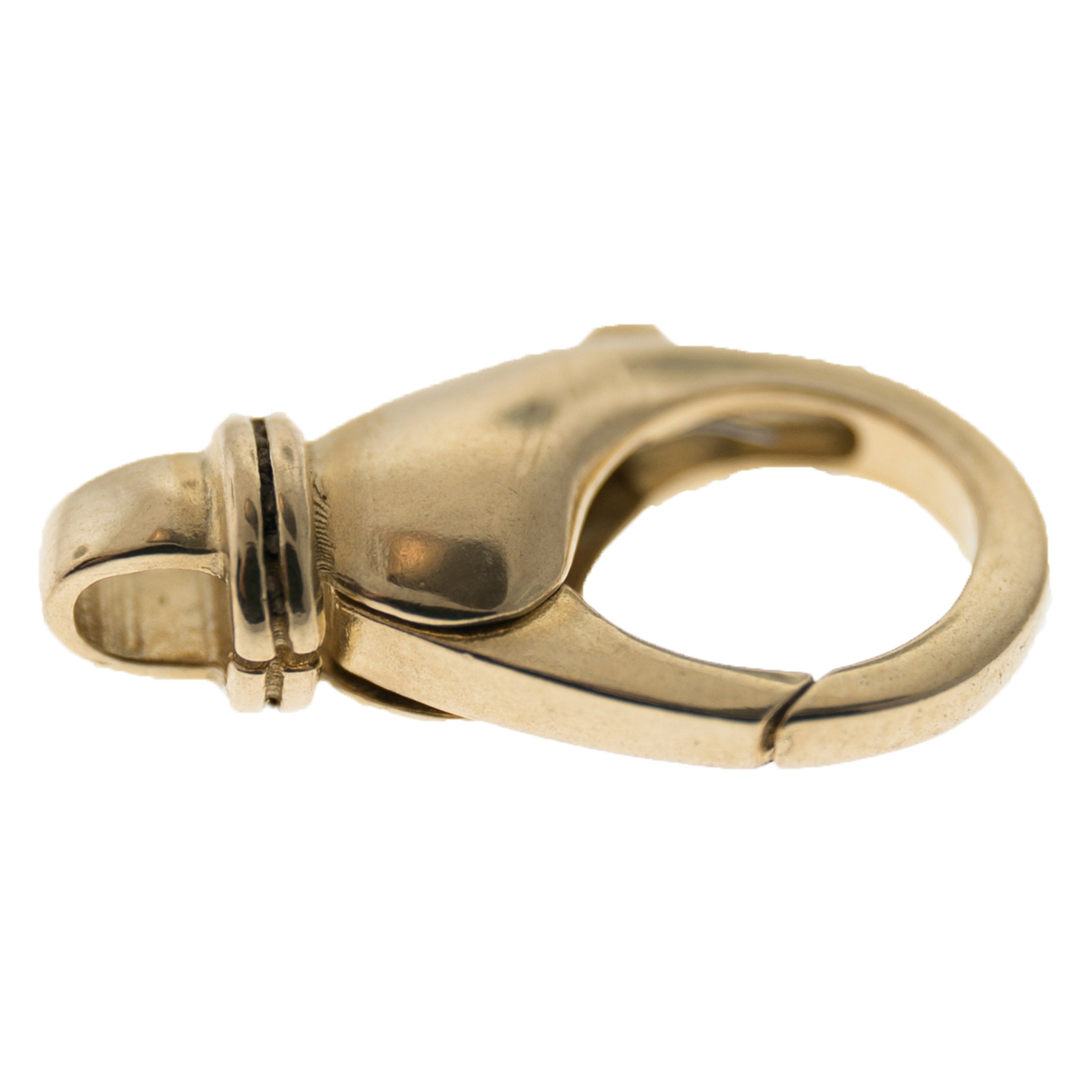 14K Yellow Lobster Claw Lock — Myron Toback Inc.