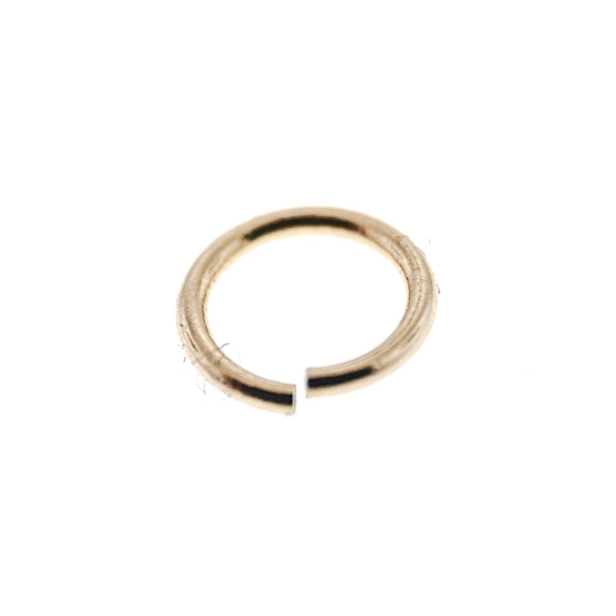 18K Yellow Gold Round Open Jump Ring — Myron Toback Inc.