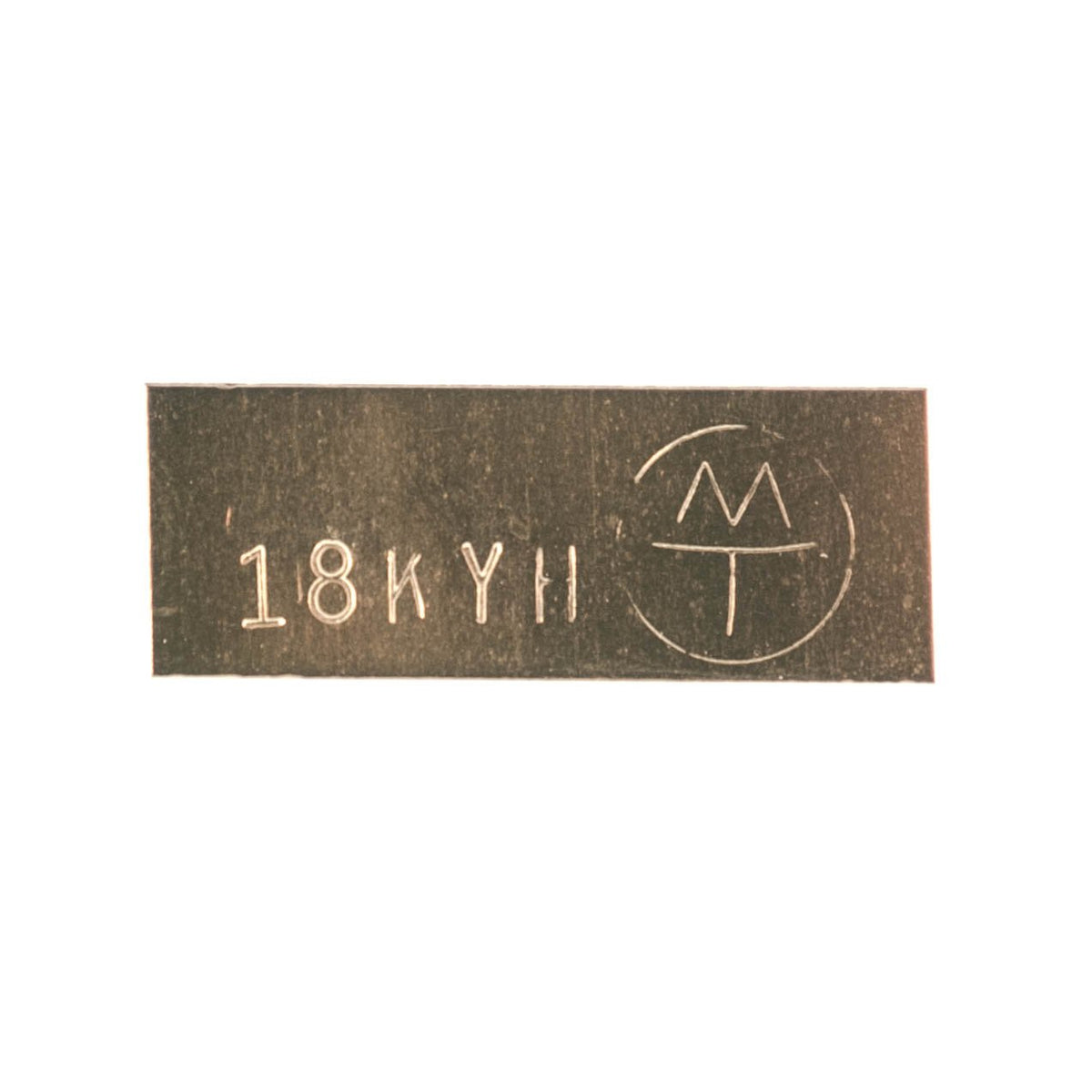 18K Yellow Hard Gold Solder Sheet — Myron Toback Inc.