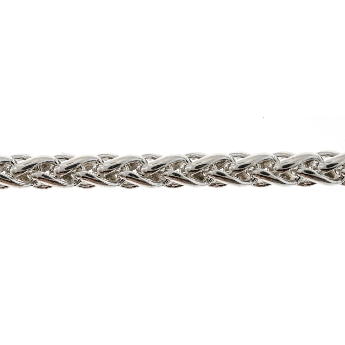 Sterling Silver 4MM Spiga Chain — Myron Toback Inc.