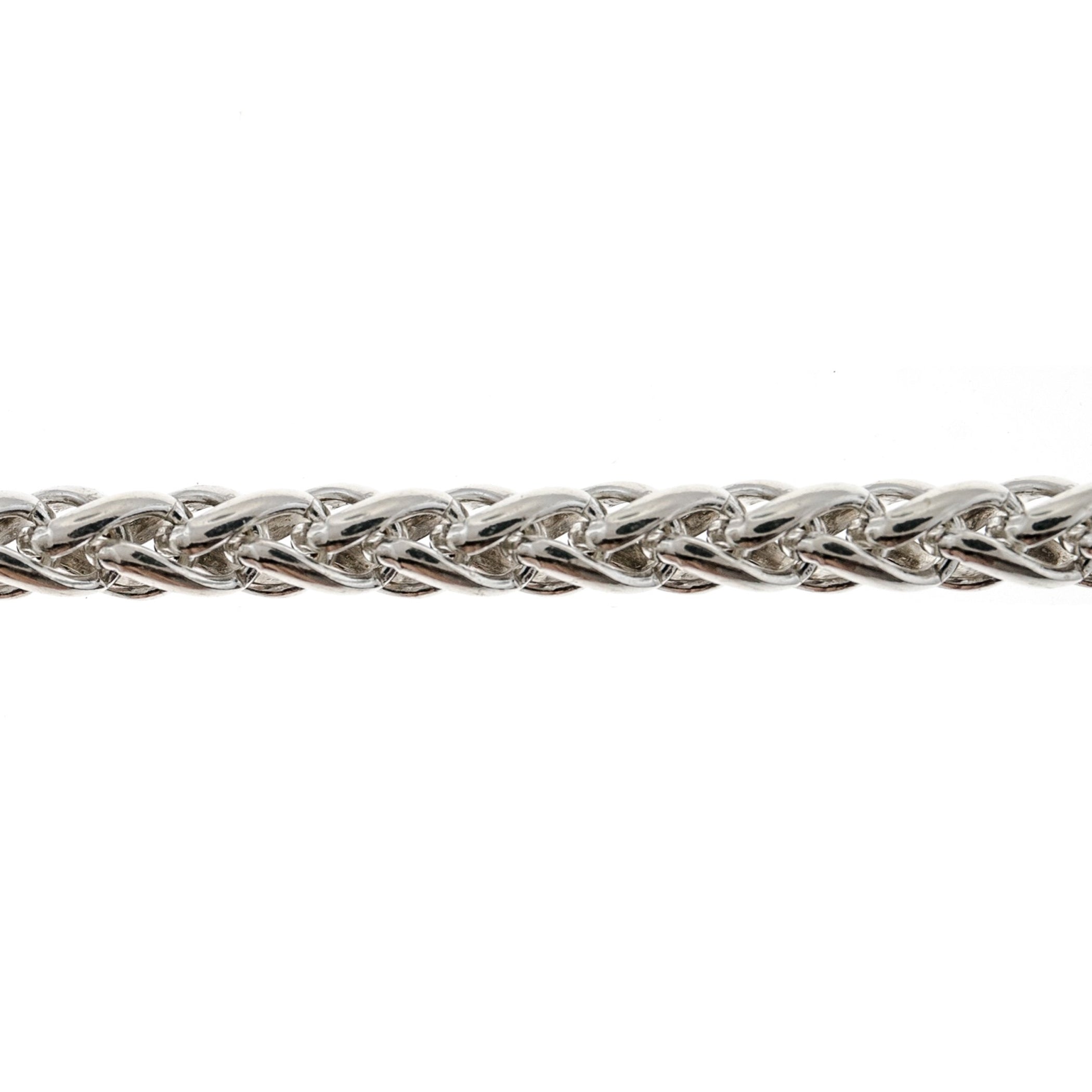 Sterling Silver 4MM Spiga Chain — Myron Toback Inc.