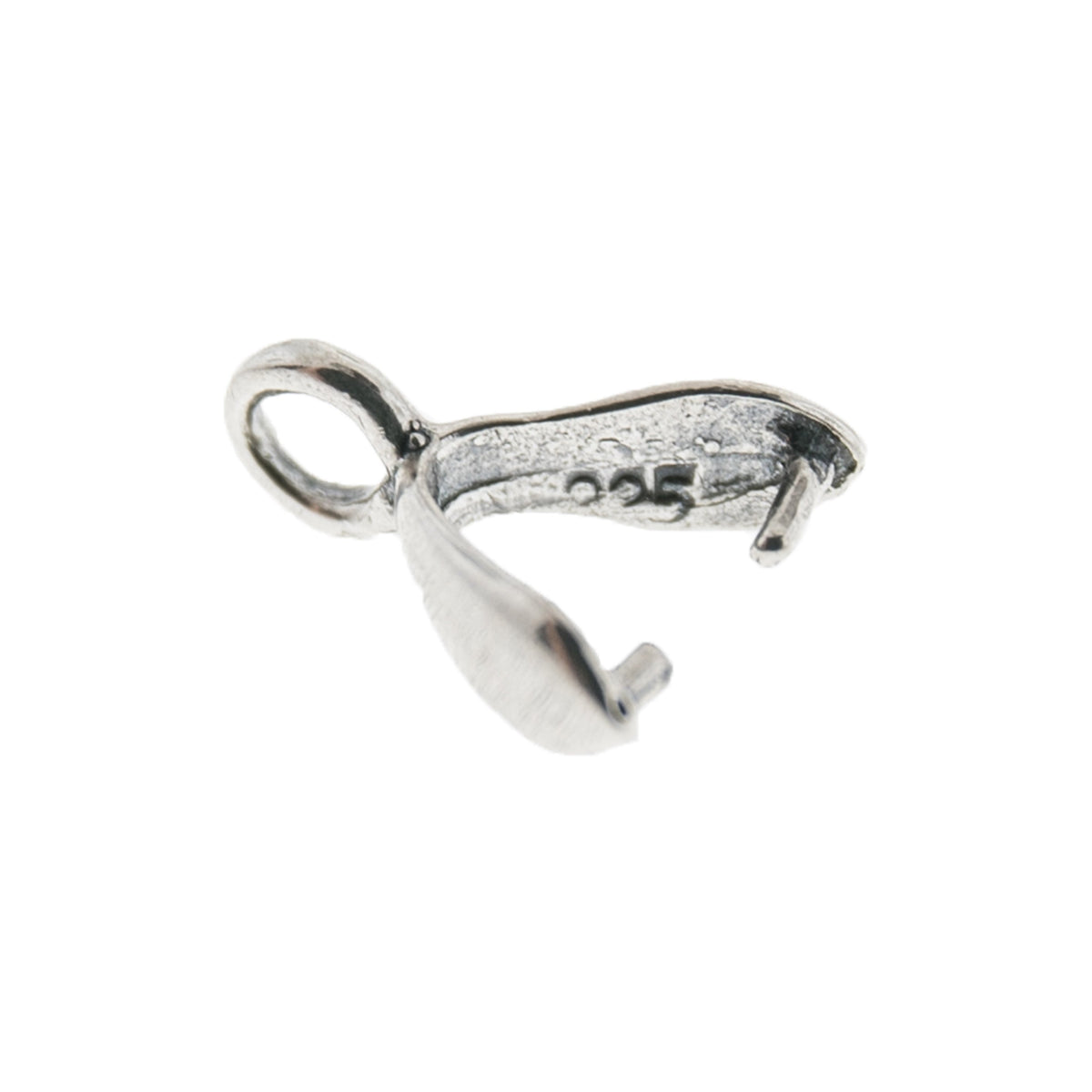Sterling Silver Plain Stirrup Bail — Myron Toback Inc.
